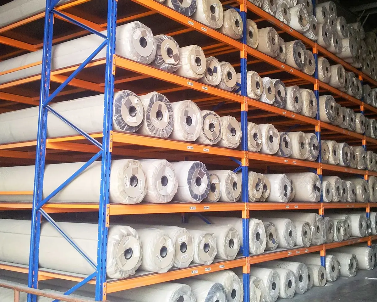 Carpet roll storage racking system supplier in Dubai, UAE | Racking and ...